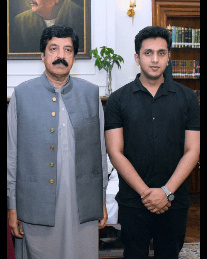 Abdul Rafay Afzal Meets Governor Punjab to Discuss Strategic National ...