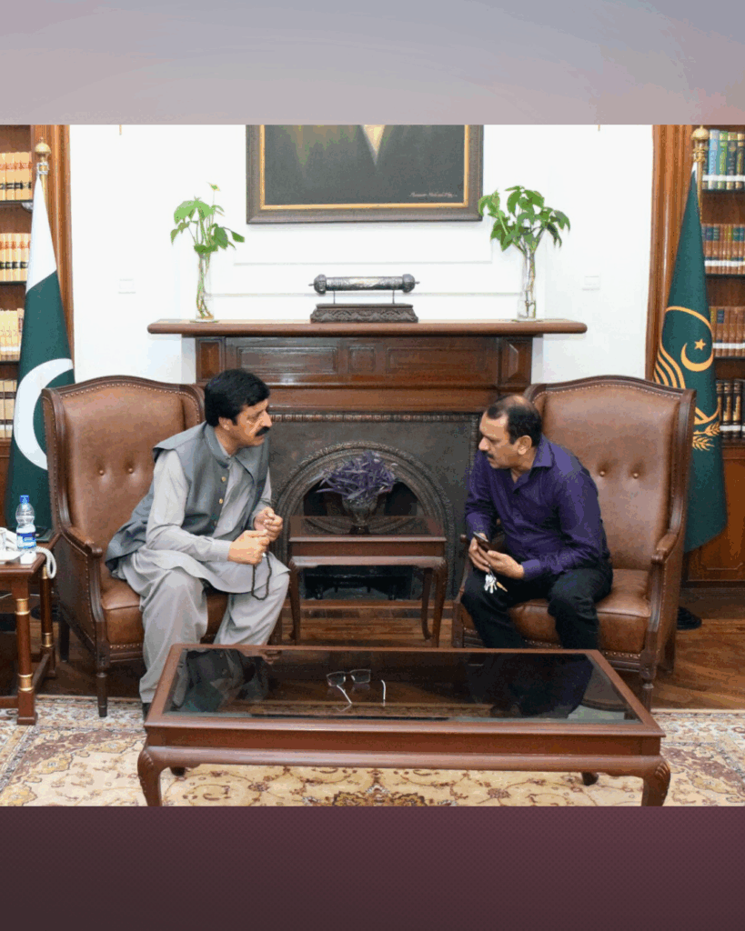 Afzal Talib, Senior Vice President Lahore Press Club, met with Governor ...